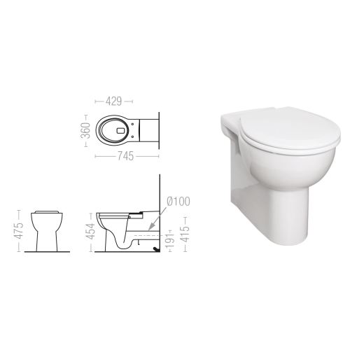 PROCare Ltd - GO Pro - PROLine / Sanitaryware / Toilets & Cisterns