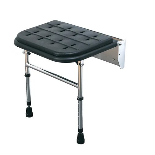 PROCare Ltd - GO Pro - Wall Mounted Shower Seats | Chrome/Black PCSS1P ...